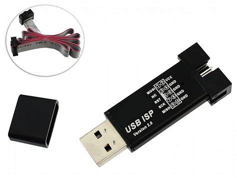 USBASP USBISP ISP PROGRAMADOR DOWNLOADER PARA ARDUINO ATMEL AVR RS Robótica