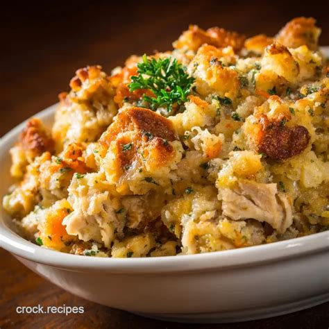 Crock Pot Chicken Stuffing Casserole Crock Recipes