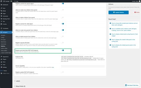 How To Get And Update Relation Data Via Rest Api — Jetengine Crocoblock