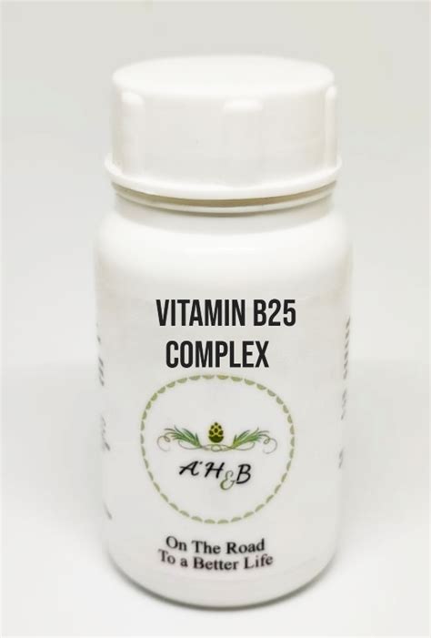 Vitamin B25 Complex Alidas Health And Beauty