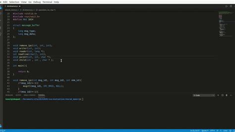 Shared Memory Segment In C Youtube