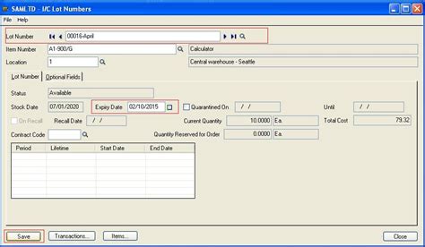How To Restrict Expired Lots In Sage 300 Erp Sage 300 Erp Tips
