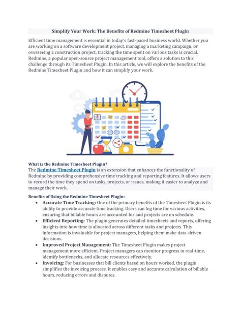 Ppt Simplify Your Work The Benefits Of Redmine Timesheet Plugin Powerpoint Presentation Id
