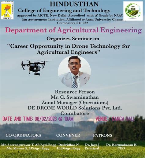 Hicet Department Of Agricultural Engineering🚜 Hindusthan College Of