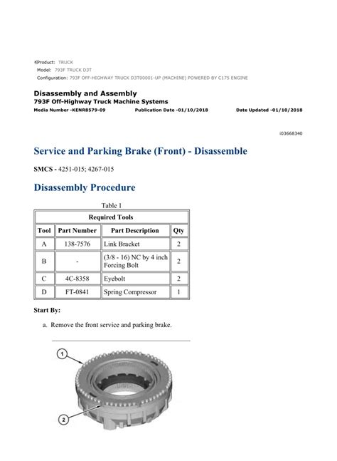 Ppt Caterpillar Cat 793f Truck Prefix D3t Service Repair Manual