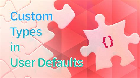 storing custom data types in user defaults nsscreencast