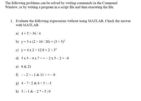 Solved The Following Problems Can Be Solved By Writing