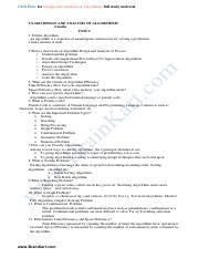 131 CS8451 CS6402 Design And Analysis Of Algorithms Question Bank 1 Pdf Click Here For