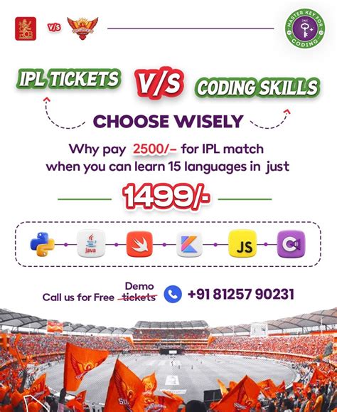 Master Key For Coding On Linkedin Ipl Srh Rcb Kohli Sunrise