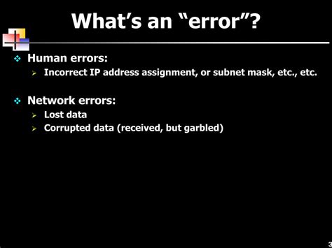 Ppt Chapter 6 Errors Error Detection And Error Control Powerpoint Presentation Id2393735
