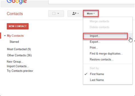 Export Contacts From Zoho To IPhone Using Gmail Sync