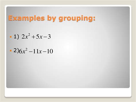Ppt 5 7 5 9 More About Factoring Trinomials Powerpoint Presentation Free Download Id 3462043