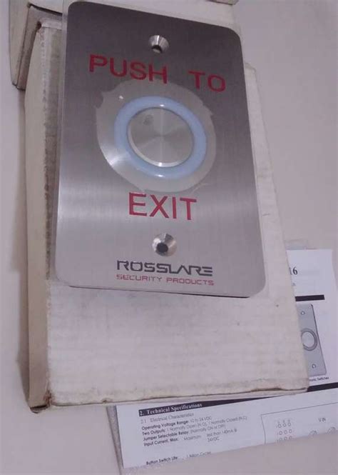 Home Automation Unboxed Rosslare Ex 06ex 16 Push To Exit