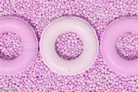 화려한 공에 풍선 수영 반지 최소한의 여름 여행 휴가 배경 단순함에 대한 스톡 사진 및 기타 이미지 단순함 튜브 공기 주입 0명 Istock