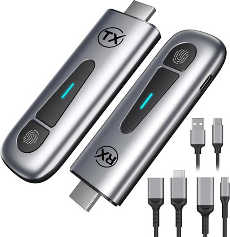 2025 Upgraded Wireless Hdmi Transmitter And Receiver 328ft 100m Plug And Play