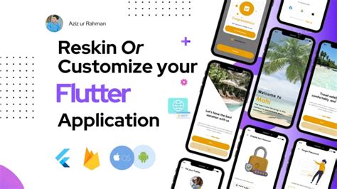 reskin or customize your flutter application by azix khan fiverr