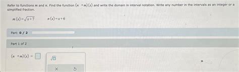 Solved Refer To Functions M And N Find The Function Chegg