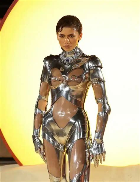 PHOTOS Zendaya Steals The Show In A Stunning Robot Suit At Dune Part