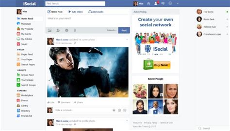 10 Best Php Social Network Script Facebook Like Script 2019