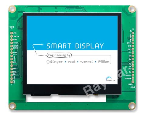 3 5 Inch Rs485 Modbus Smart Tft Display With Capacitive Touchscreen Raystar