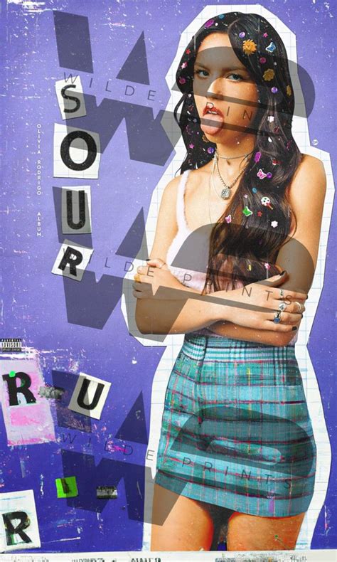 Olivia Rodrigo Sour Tour 2022 Poster Collection