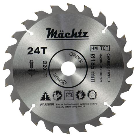 Диск пиляльний по дереву Mächtz 185x20x24T в магазині Machtz