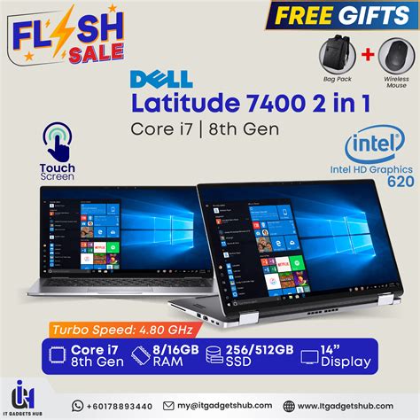 Dell Latitude 7400 2 In 1 It Gadgets Hub Malaysia