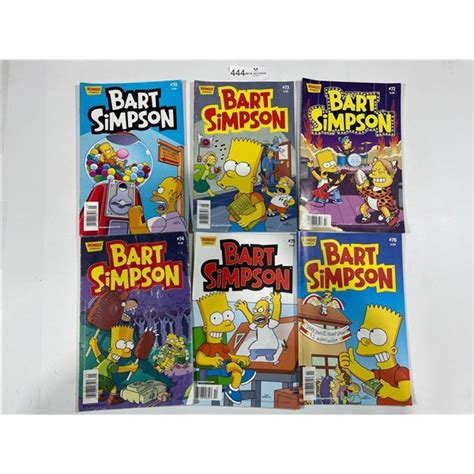 Bart Simpson Comics 70 72 73 74 75 76 Beck Auctions Inc