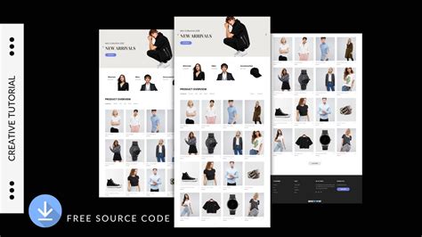 Complete And Responsive E Commerce Website Using Html And Css