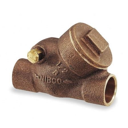 Nibco Swing Check Valve Bronze 1 4 In S433B 14 Zoro