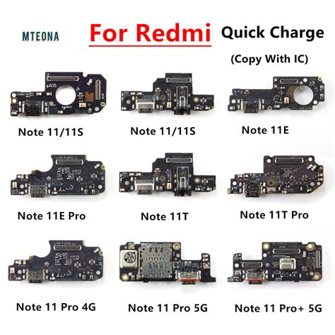 Usb Charging Port Board Flex Cable Connector For Xiaomi Redmi Note S T E Pro Pro G G