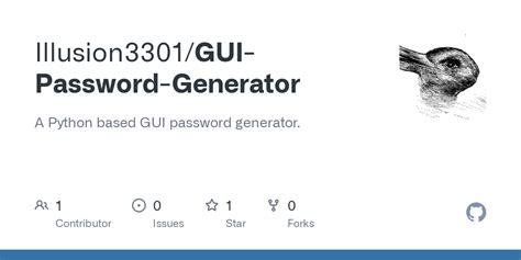 Github Illusion3301gui Password Generator A Python Based Gui