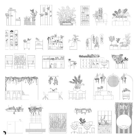 Cad Office Plants Toffu Co