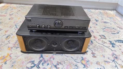 Technic Amplifier With Eltax Front Speaker Pair In Black £7870