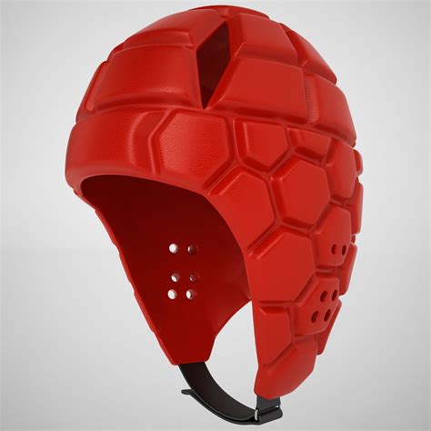 Rugby Helmet 01 3d Model 39 Max 3ds Fbx Obj Wrl Free3d