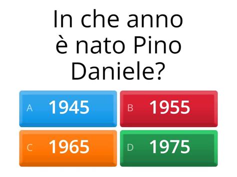 Quiz Sui Prerequisiti Per La Comprensione Della Canzone Napule è Di