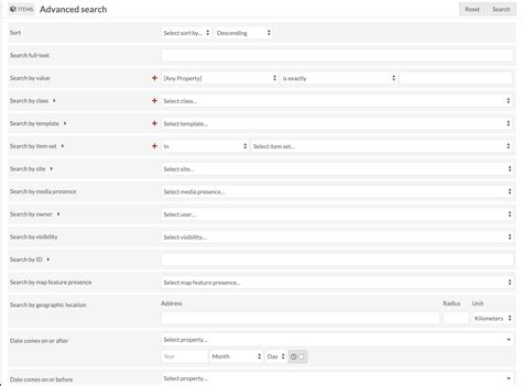 Advanced Search Module Issues Modules Omeka Forum