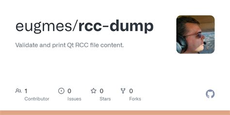 Github Eugmesrcc Dump Validate And Print Qt Rcc File Content