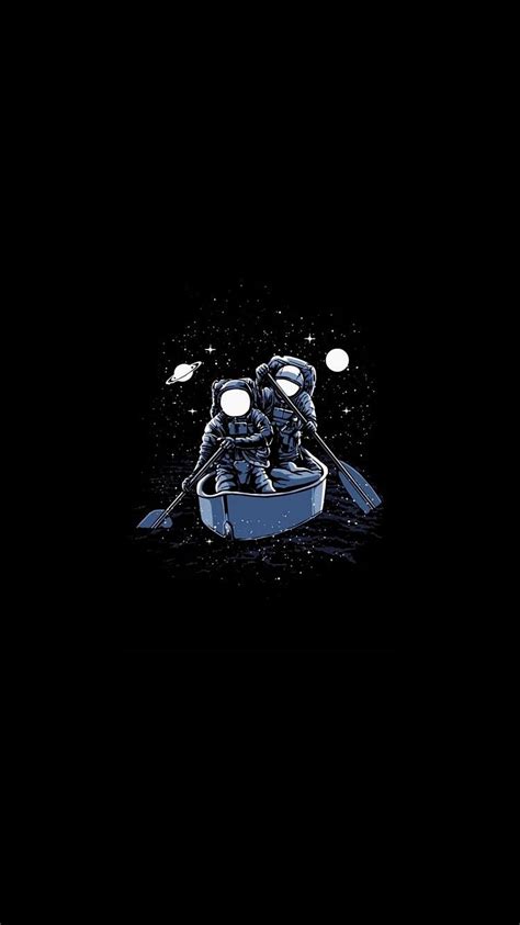 تصاویر زمینه فانتزی فضانورد در فضا برای گوشی آیفون و سامسونگ