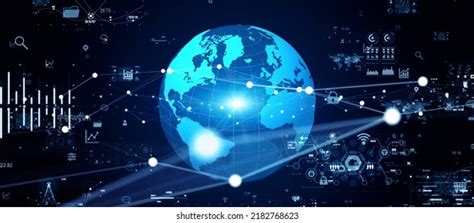 Global Communication Network Concept Digital Transformation Stock Illustration 2182768623