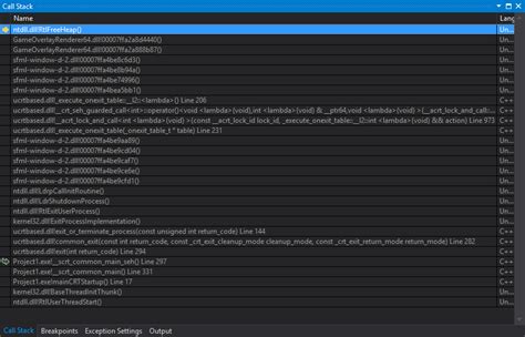 C Access Violation On Program Exit With Steamworks And Sfml Stack