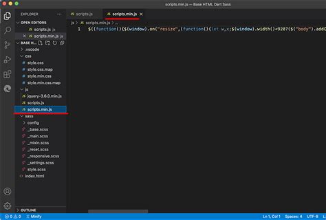 Vscodeの拡張機能「js And Css Minifier」でファイルを圧縮・軽量化する Webエンジニアのブログ