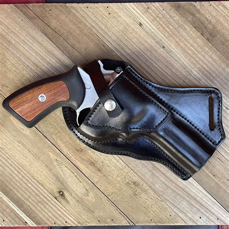Colt Python Cross Draw Leather Owb Holster Concealed Carry