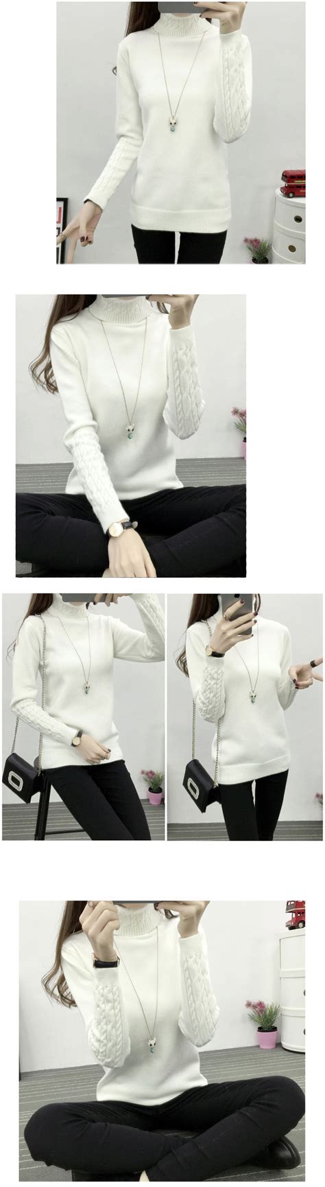 Badu Bg Удобен дамски зимен пуловер с висока яка различни цветове Badu Bg