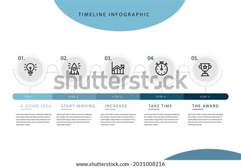 Process Infographic Design Template Timeline Step Stock Vector Royalty Free 2031008216