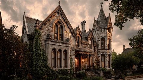 Gothic Revival House Features