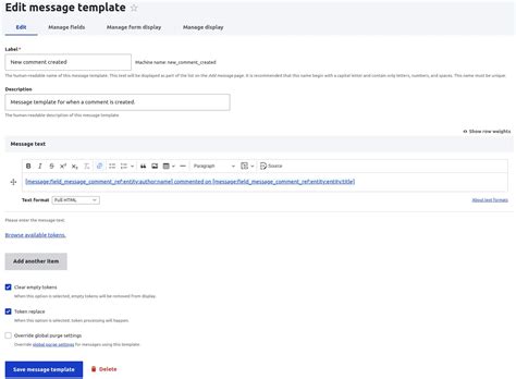 drupal 10 creating a notification system using the message and eca