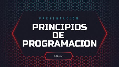 Principios De Programacion Genially
