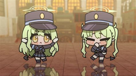 Zeroku Hikari Blue Archive Nozomi Blue Archive Blue Archive Animated Animated