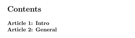 Sectioning Titletoc Appears To Truncate Part Of The Title Label Defined By Titlesec TeX